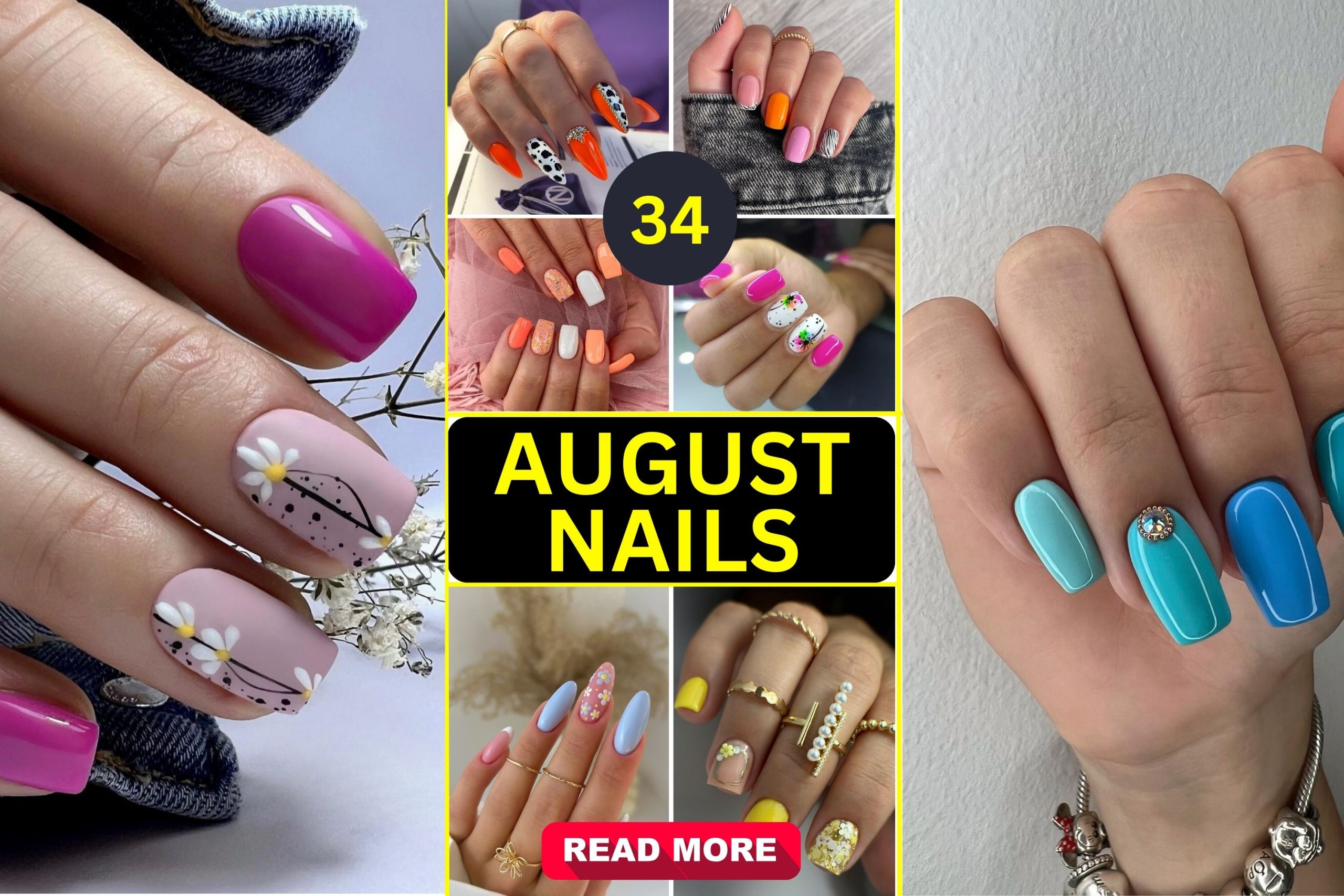 34 August Nails 2024: Discover This Summer's Hottest Trends! - divagaze.com
