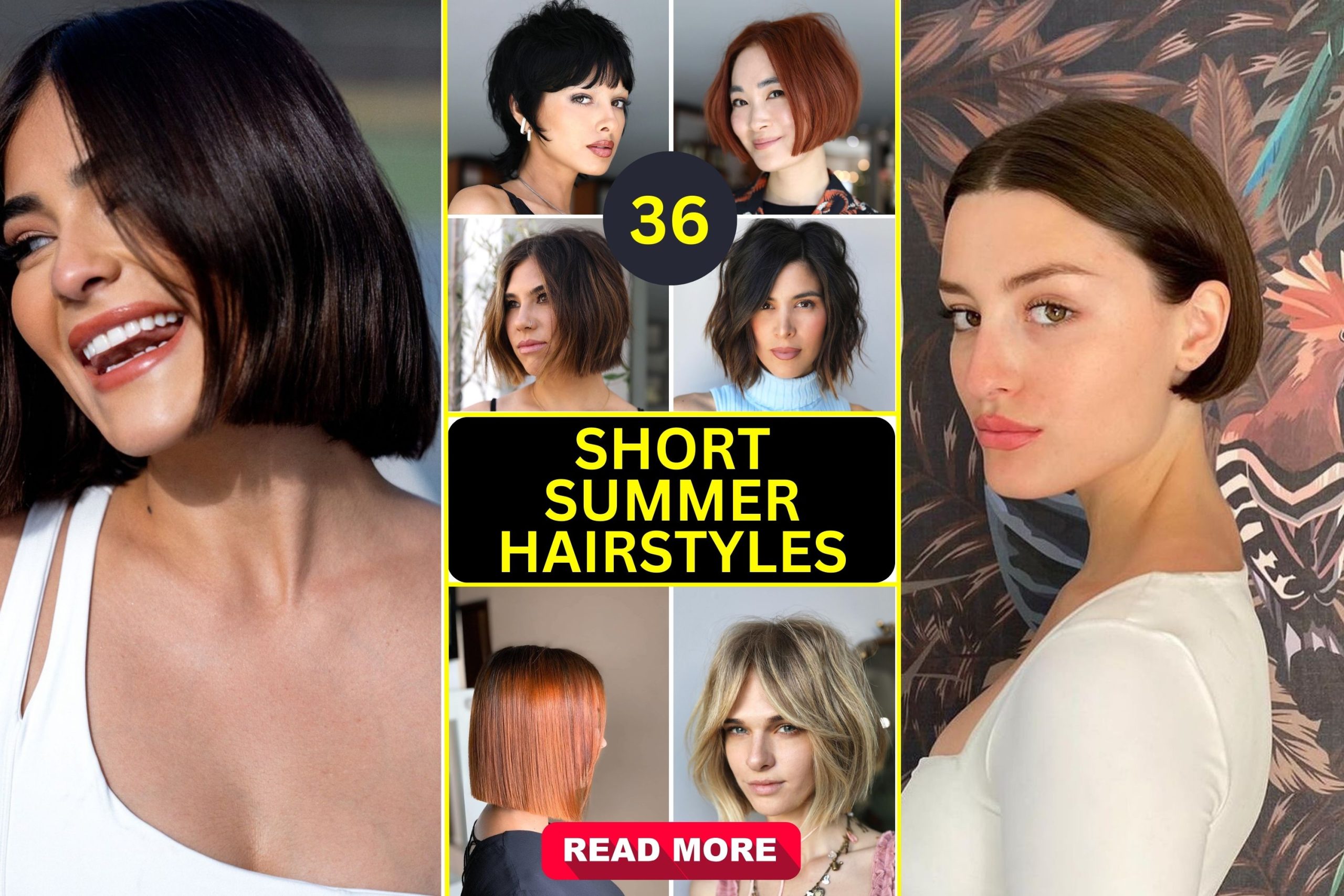 36 Short Summer Hairstyles: Trendy Cuts for a Stylish Season - divagaze.com