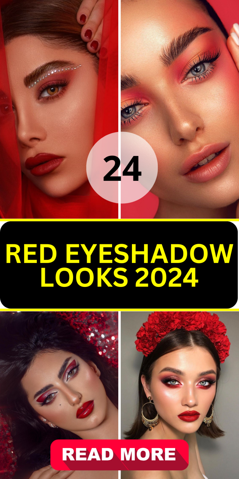 24 Red Eyeshadow Looks to Rock Your Makeup Game | Bold & Beautiful ...