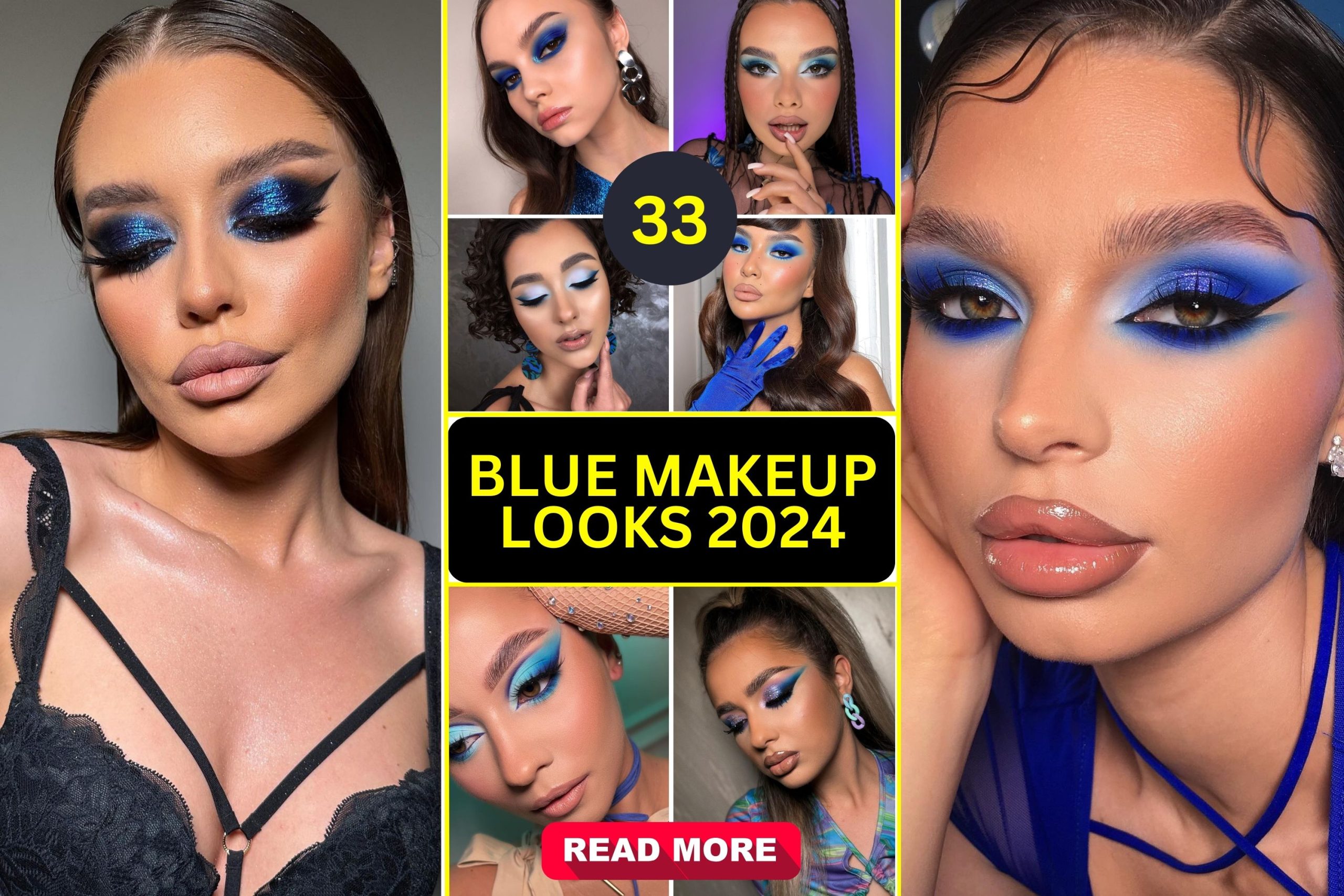Top 33 Blue Makeup Looks for 2024 – From Sky Light to Midnight Glam ...