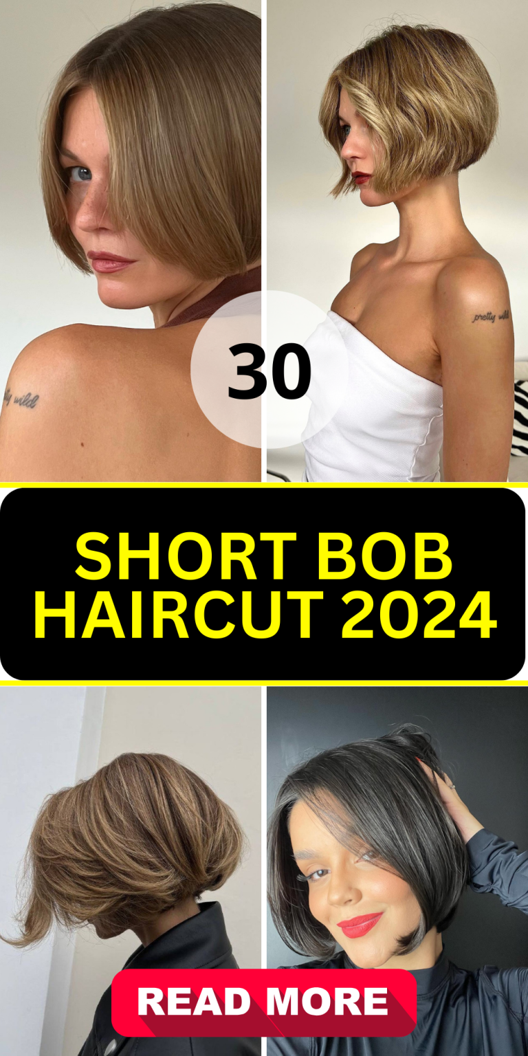 30 Trendsetting Short Bob Haircuts for a Chic 2024 Look - divagaze.com