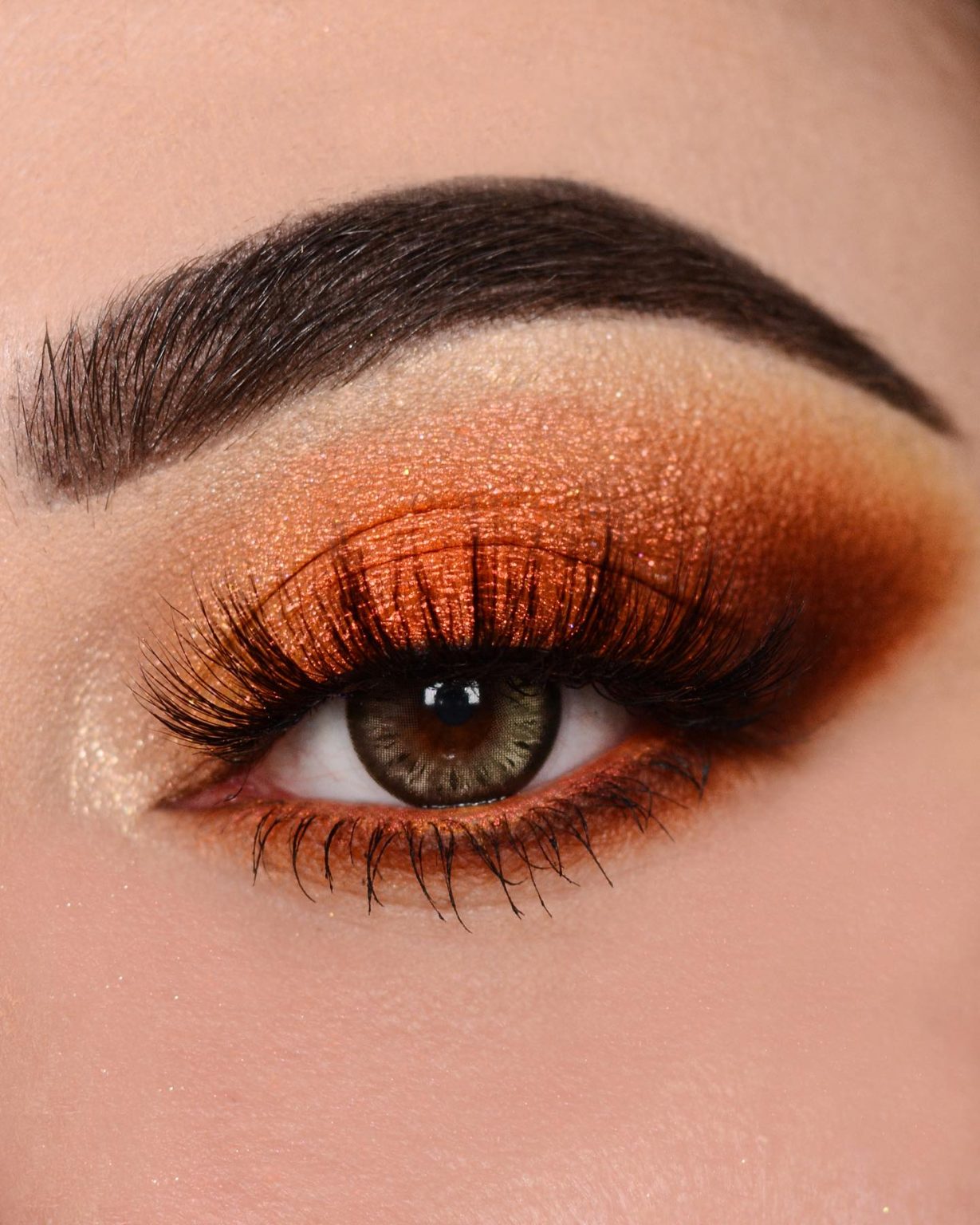 31 Vibrant Orange Eyeshadow Looks to Electrify Your 2024 Style ...