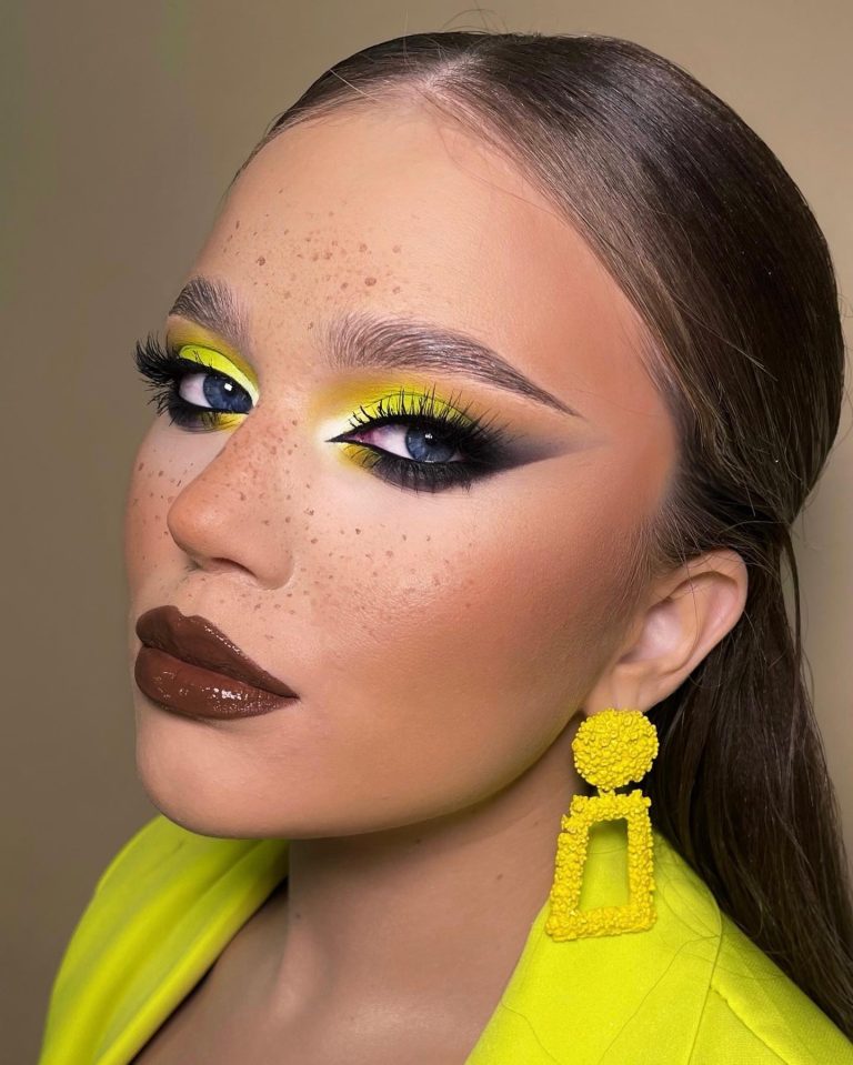 28 Yellow Eyeshadow Looks to Brighten Your Style in 2024 - divagaze.com