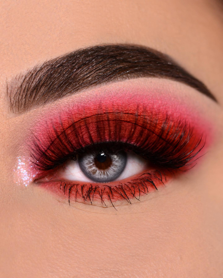 24 Red Eyeshadow Looks to Rock Your Makeup Game | Bold & Beautiful ...