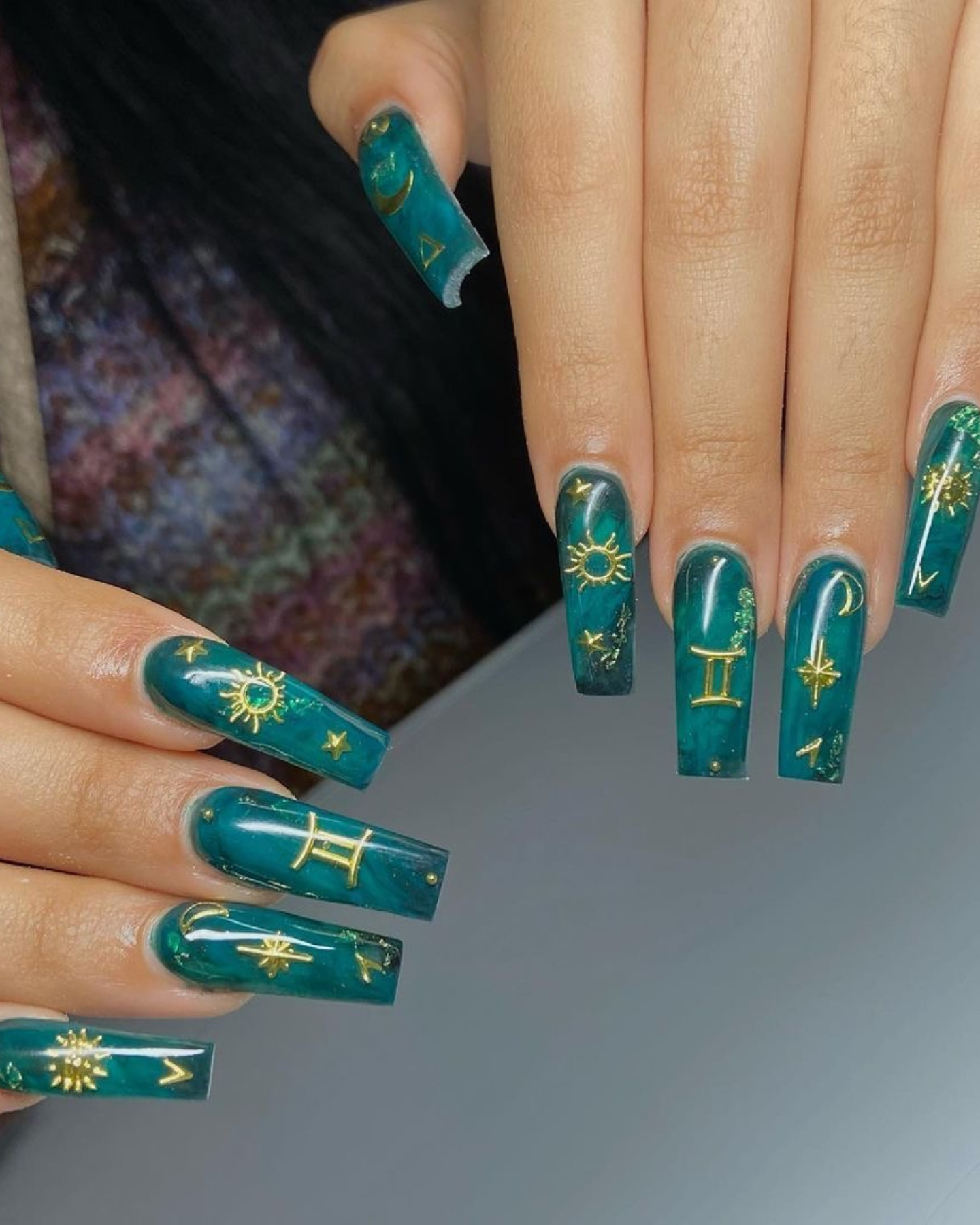 30 Gemini Nails Designs: Unveil Your Cosmic Beauty | Chic & Unique ...