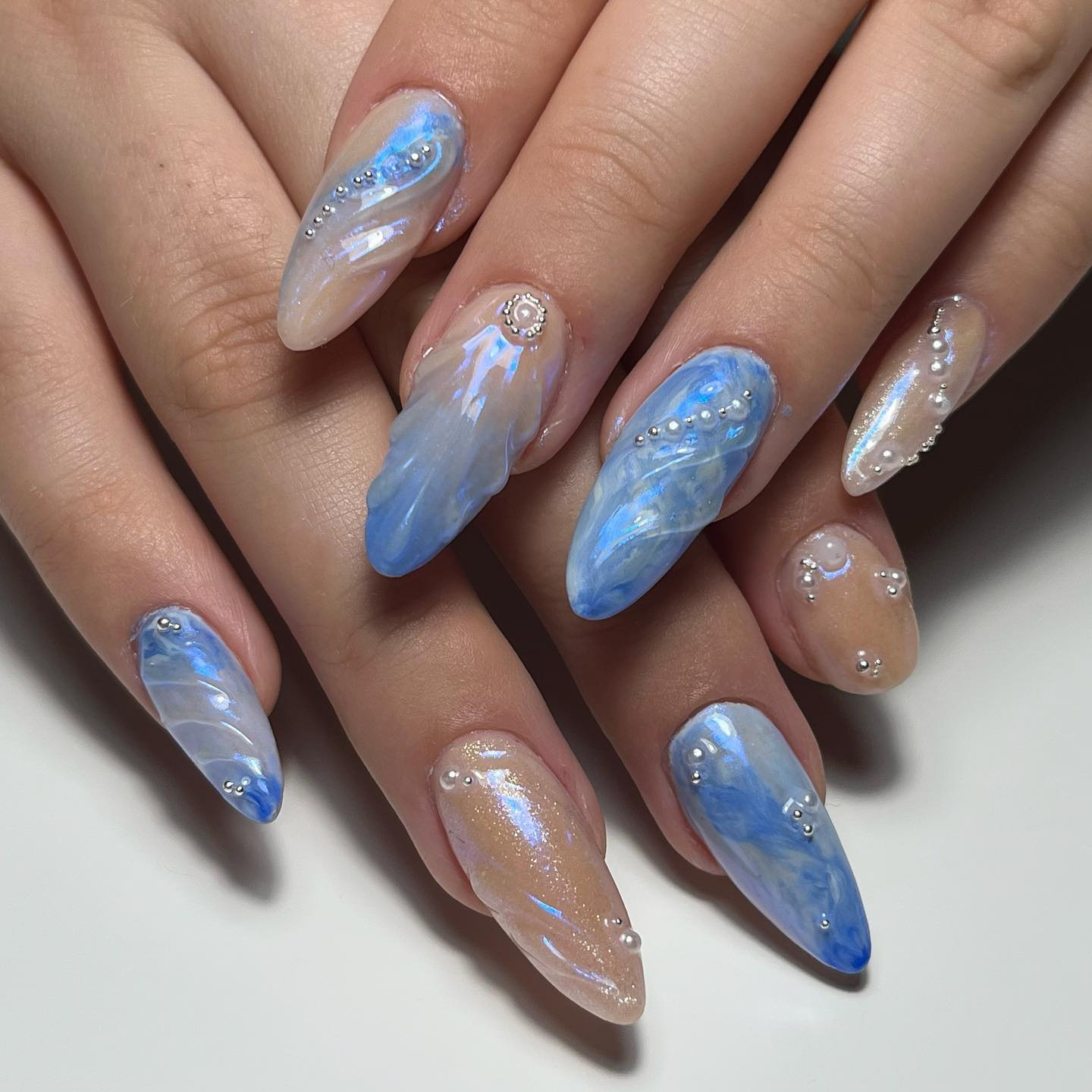 33 Mermaid Nails Designs: Dive into Sea-Inspired Manicure Trends ...