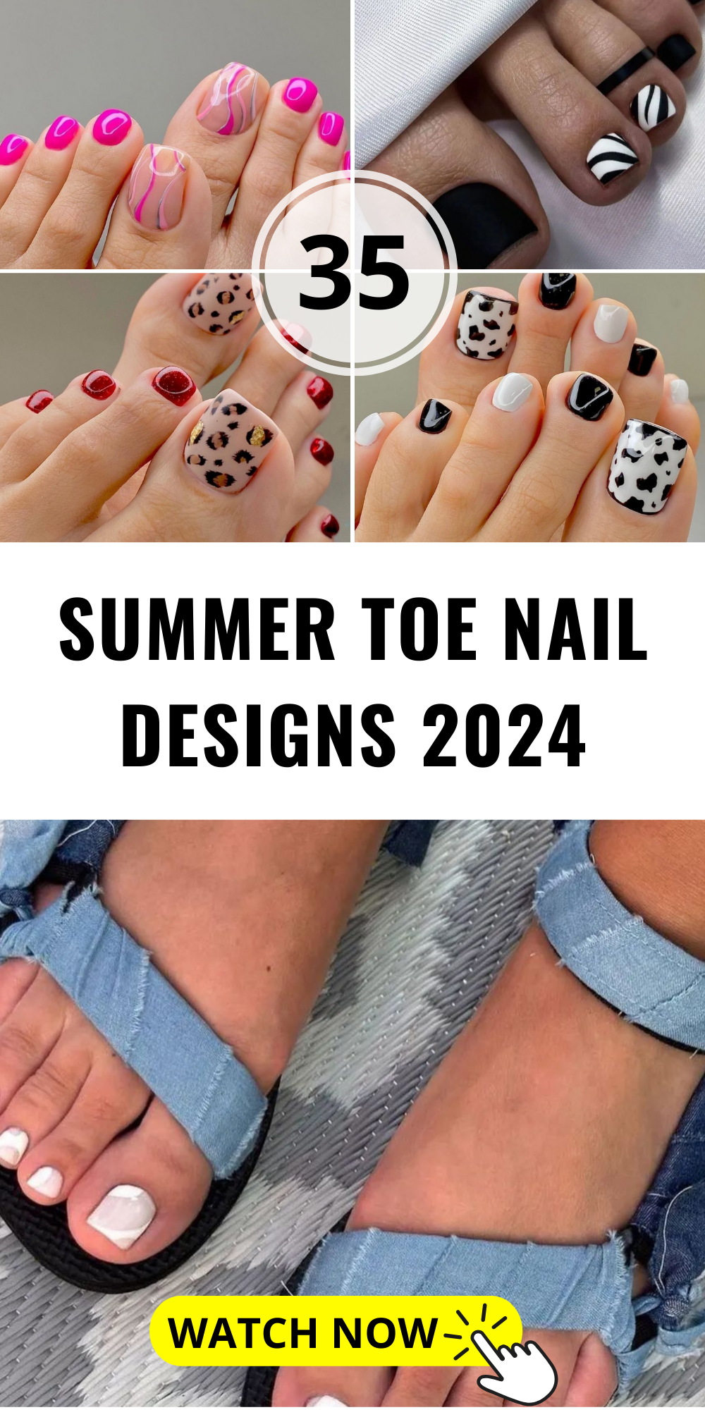 Top 35 Summer Toe Nail Designs for a Trendsetting 2024 Look - divagaze.com