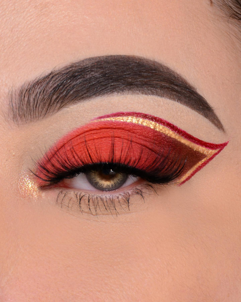 24 Red Eyeshadow Looks to Rock Your Makeup Game | Bold & Beautiful ...