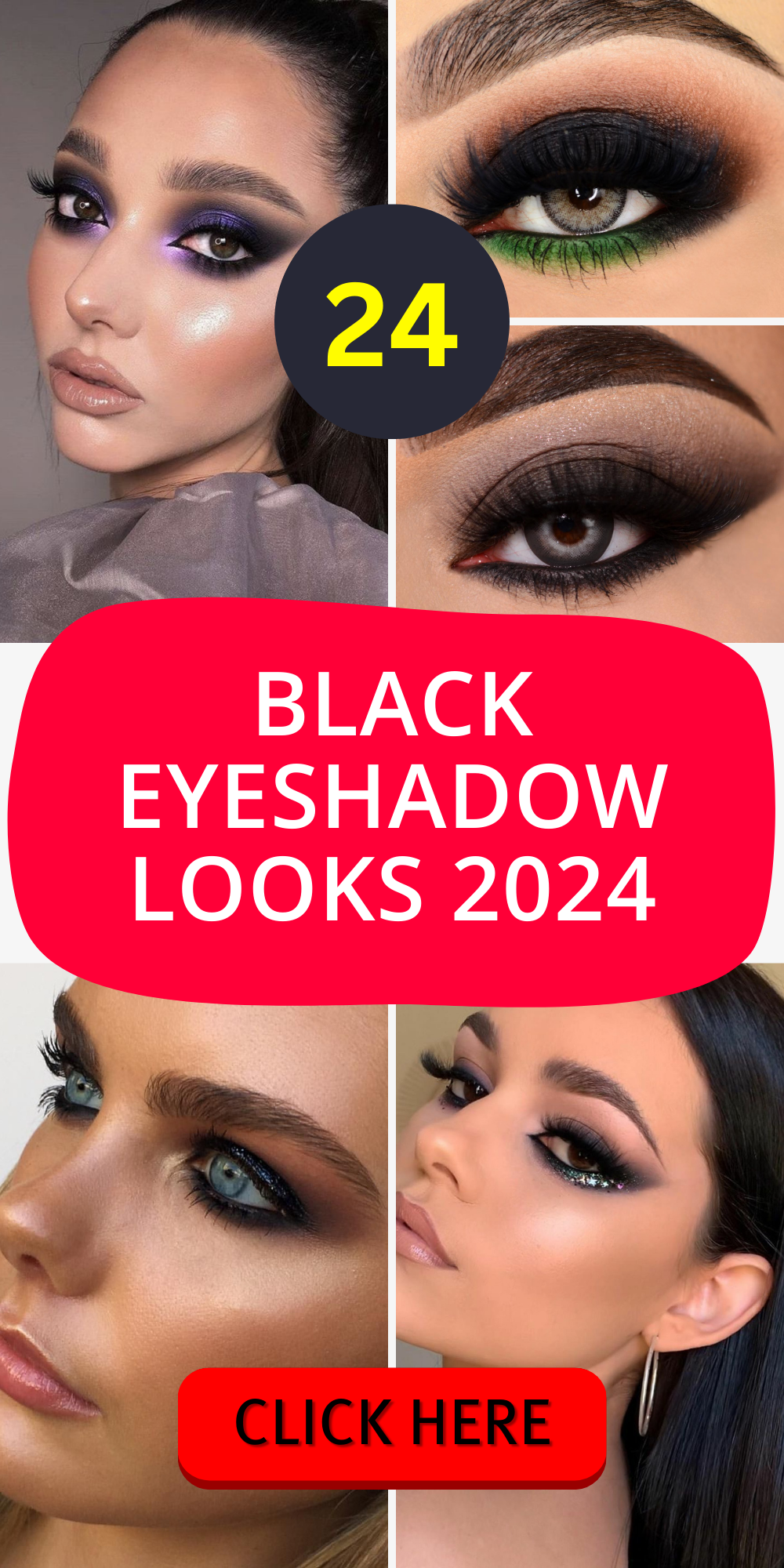 Discover 24 Black Eyeshadow Looks: From Casual Chic to Goth Glamour ...