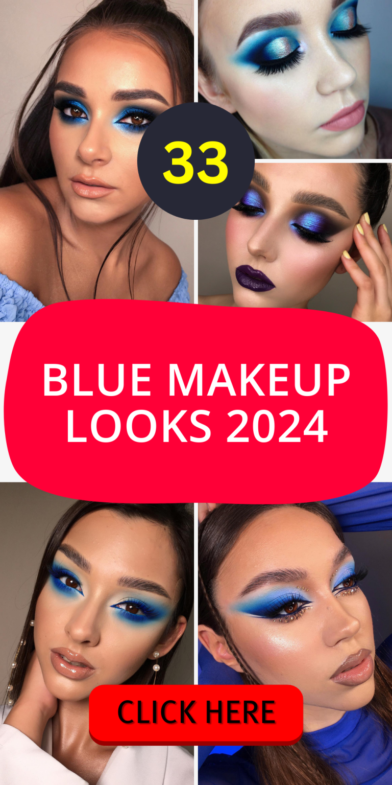 Top 33 Blue Makeup Looks for 2024 – From Sky Light to Midnight Glam ...