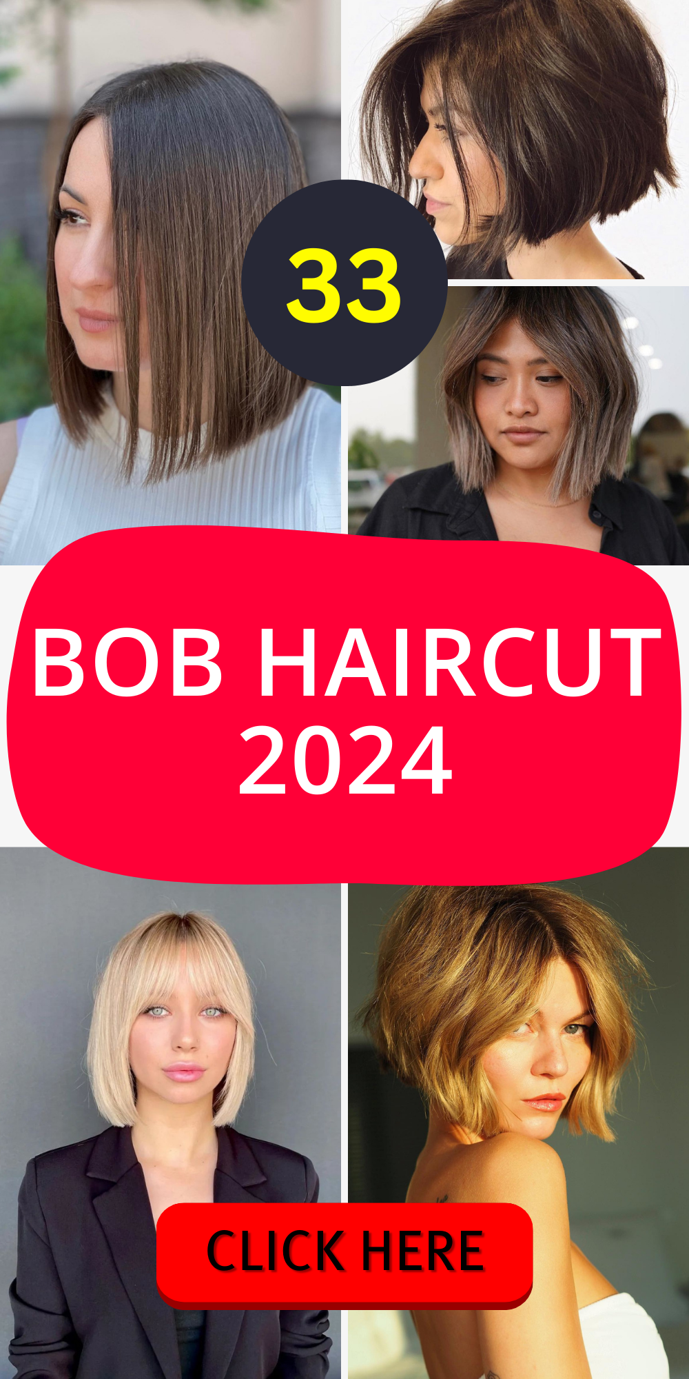 33 Bob Haircut Styles for a Trendy 2024 Look - Find Your Inspiration ...