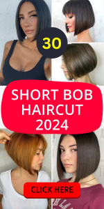 30 Trendsetting Short Bob Haircuts for a Chic 2024 Look - divagaze.com
