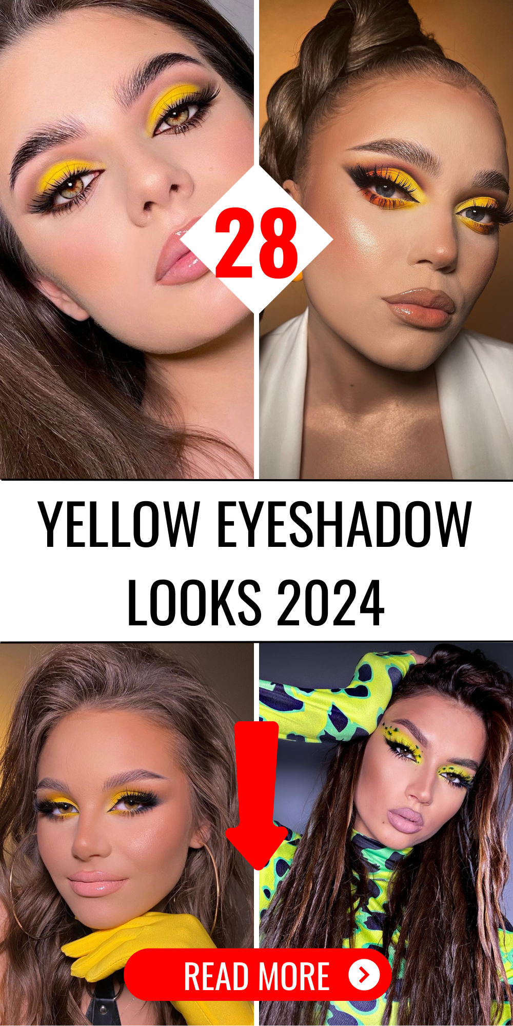 28 Yellow Eyeshadow Looks to Brighten Your Style in 2024 - divagaze.com