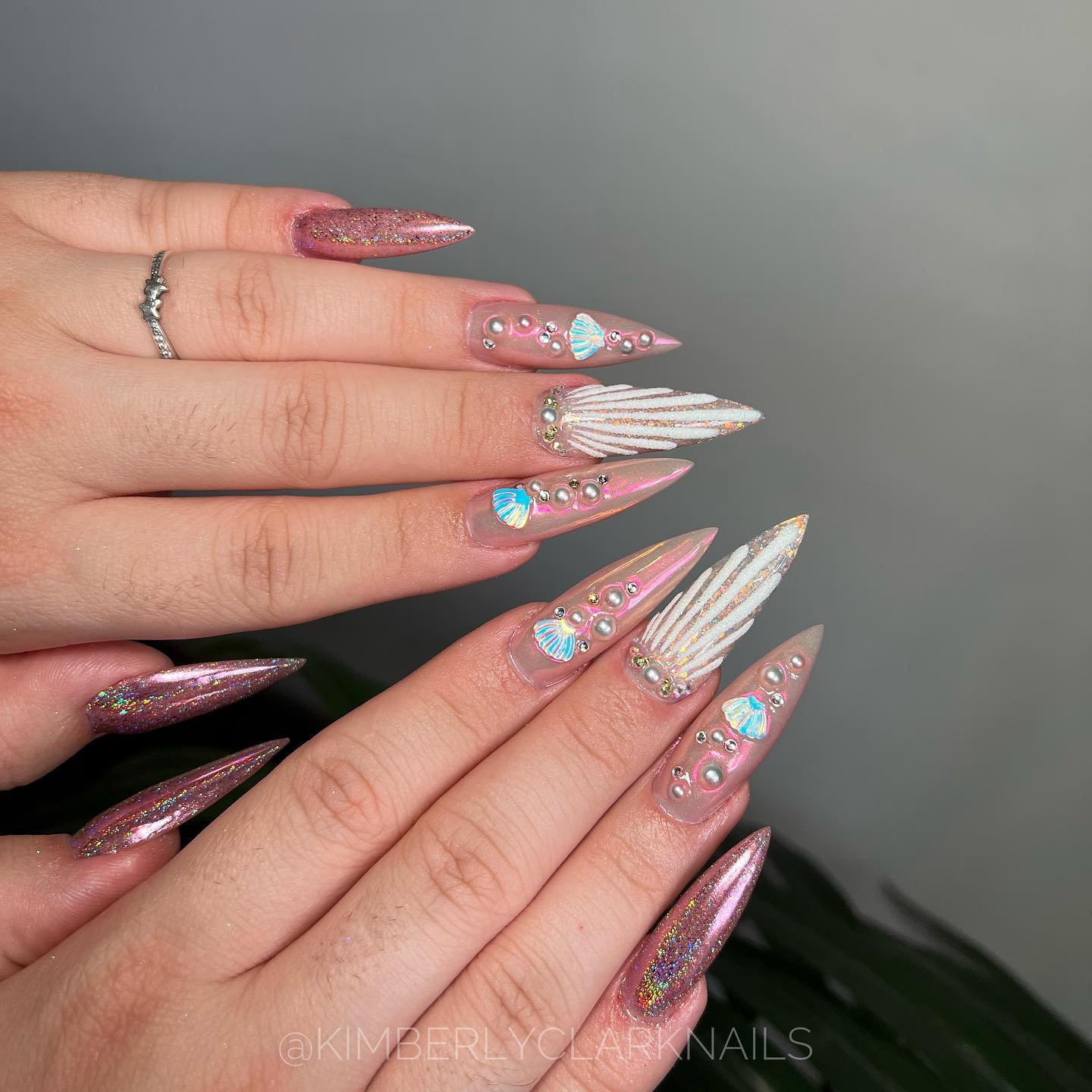 33 Mermaid Nails Designs: Dive into Sea-Inspired Manicure Trends ...