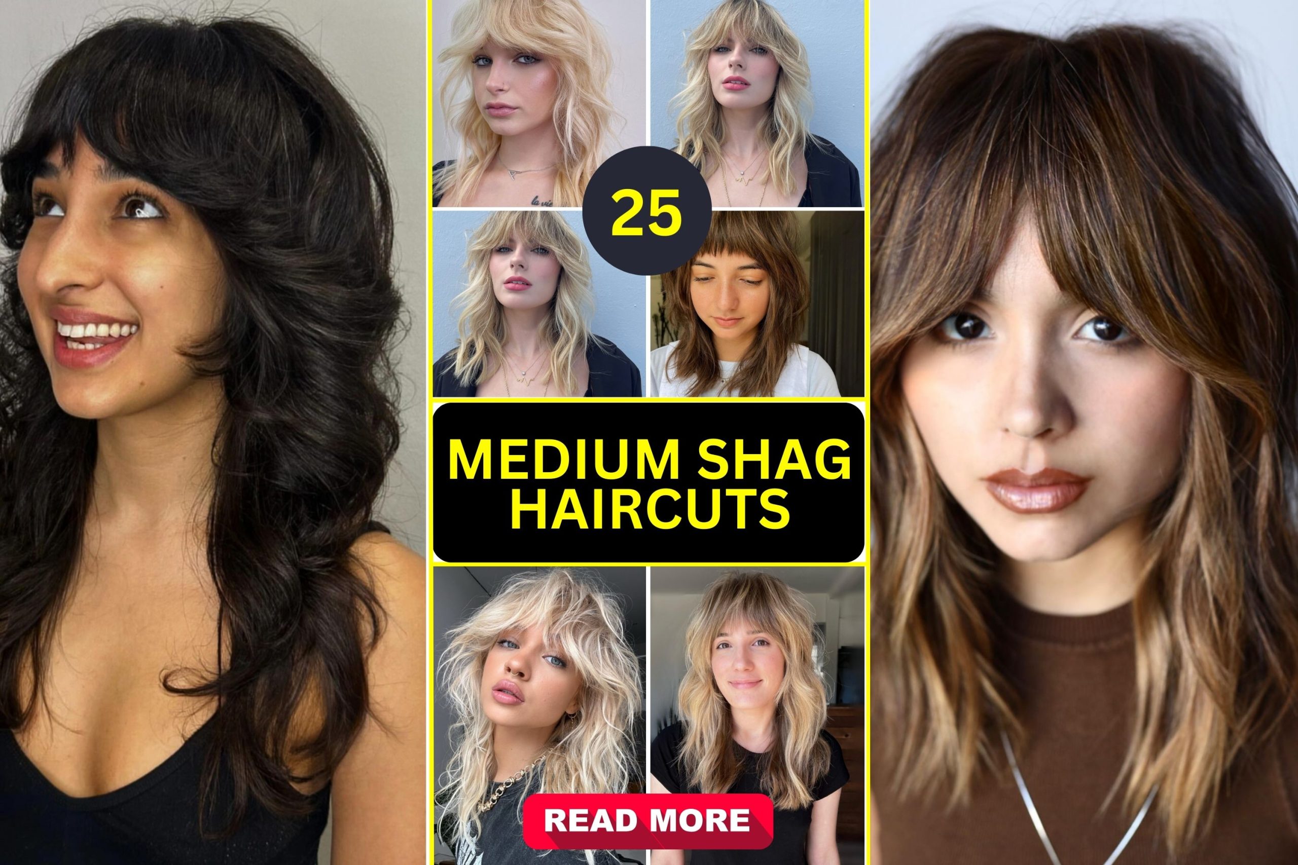 Discover Top 25 Medium Shag Haircuts for a Trendy Look in 2024 ...