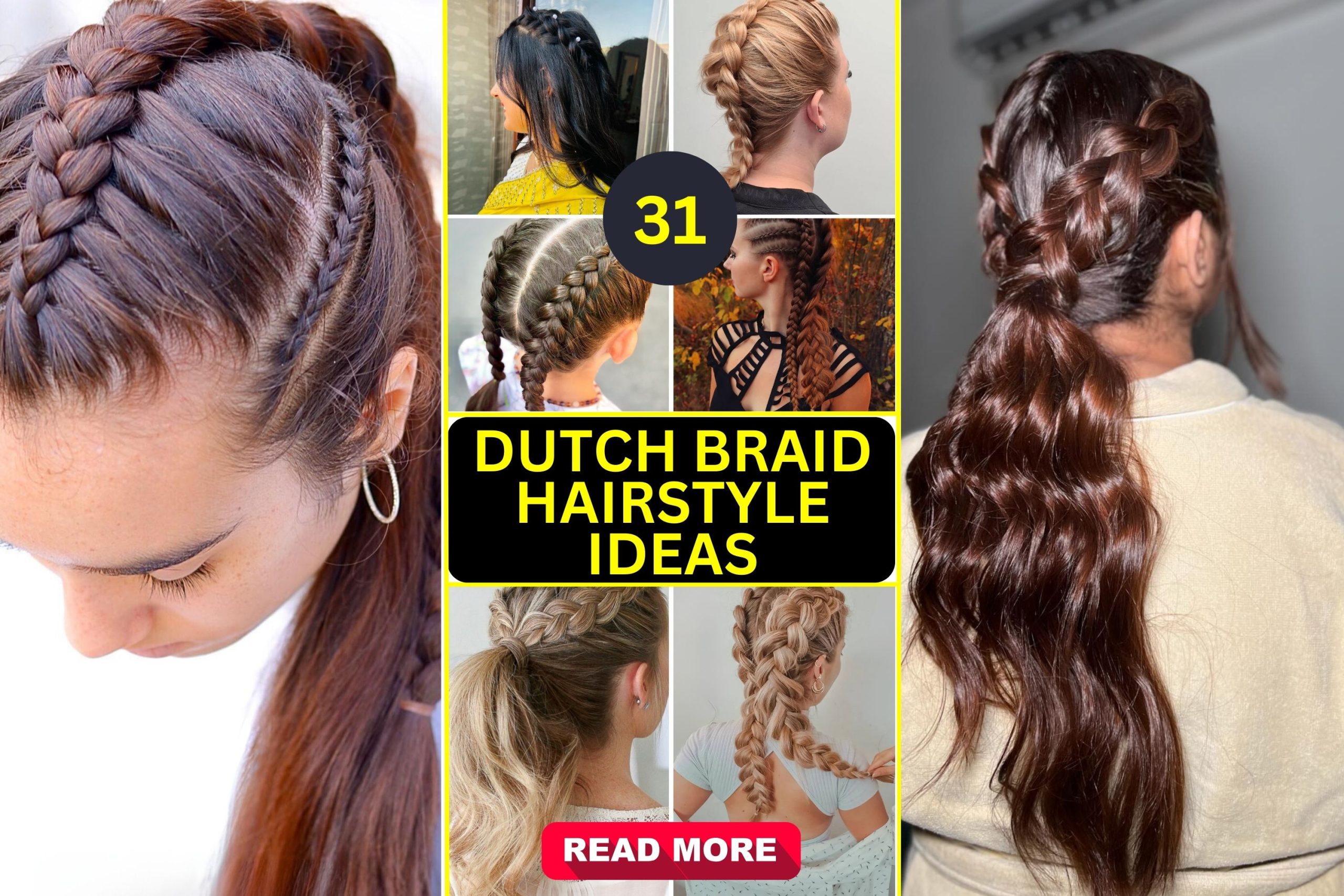 Chic Looks: 36 Dutch Braid Hairstyle Ideas for Every Occasion ...