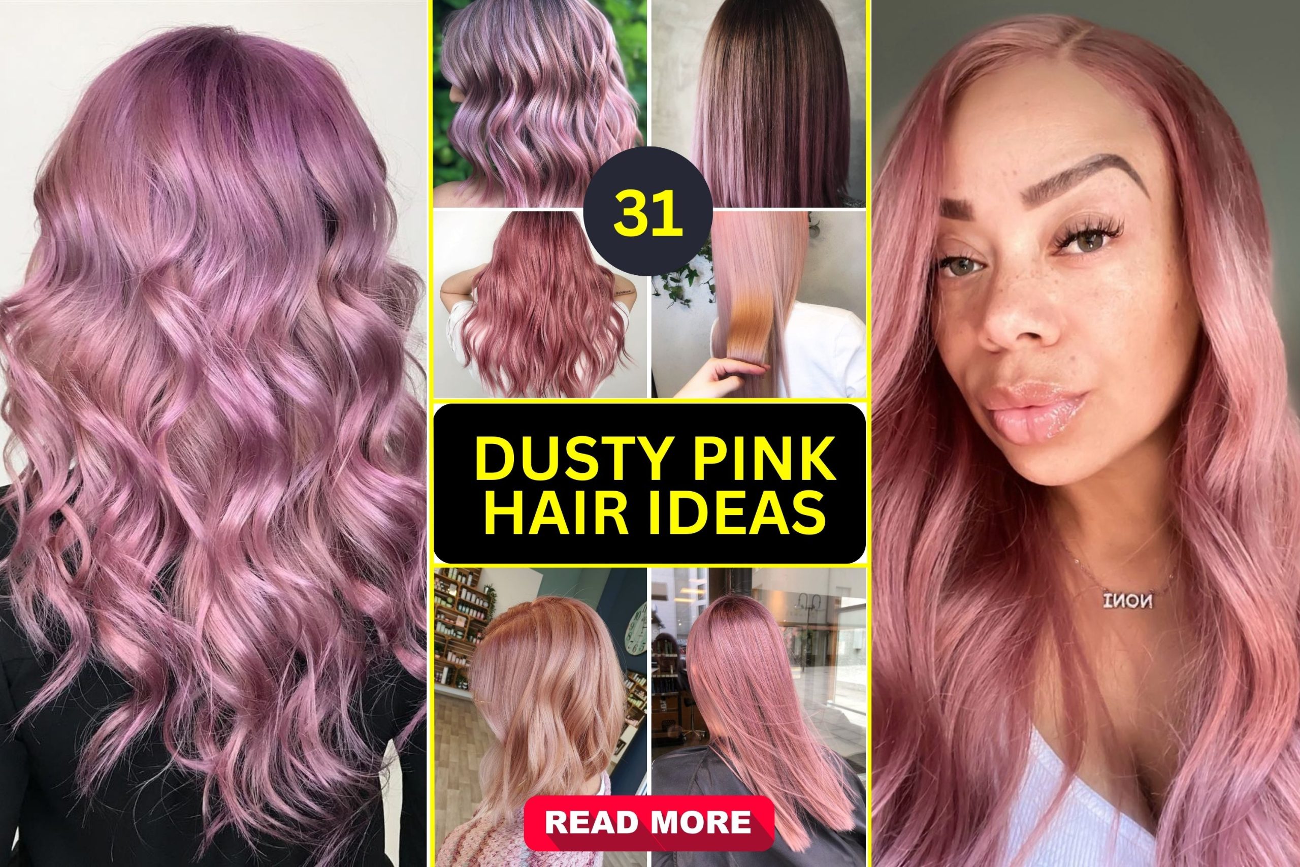 31 Trendy Dusty Pink Hair Ideas to Refresh Your Look in 2024 - divagaze.com