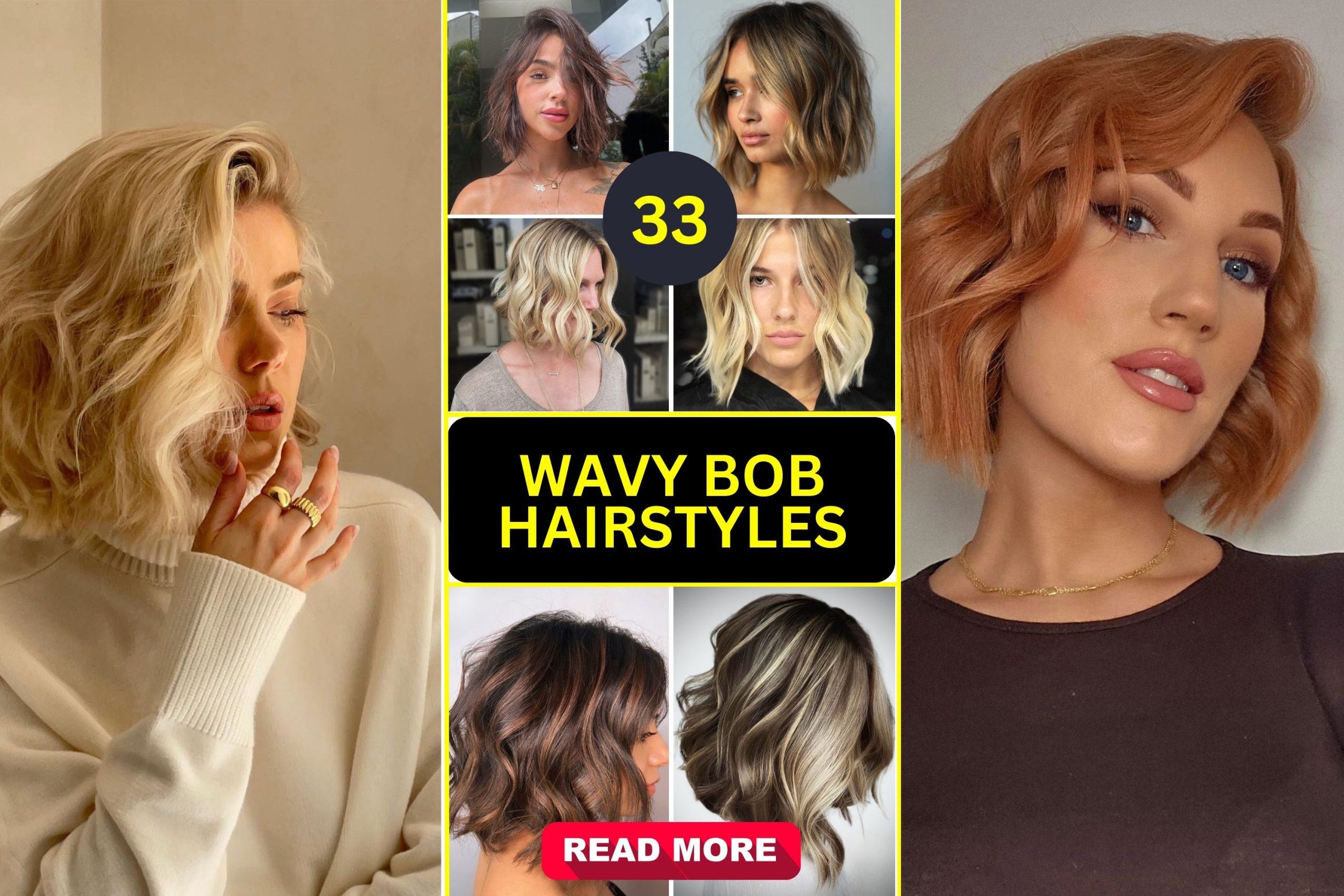Chic Guide: 38 Wavy Bob Hairstyles for Every Face Shape - divagaze.com