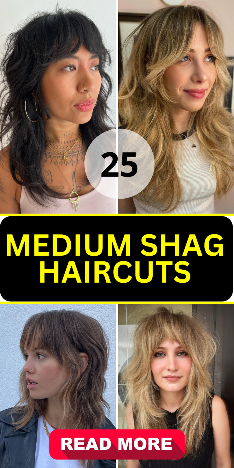 Discover Top 25 Medium Shag Haircuts for a Trendy Look in 2024 ...