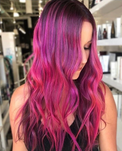 29 Berry Pink Hair Ideas to Refresh Your Look in 2024 - divagaze.com