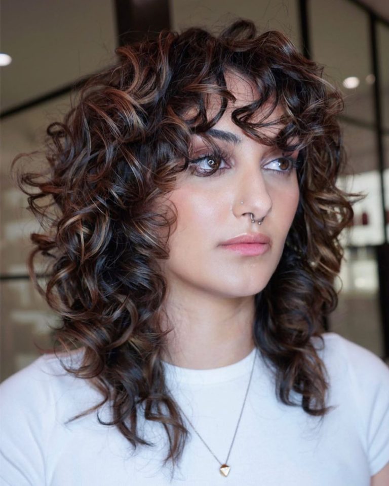 Embrace Your Waves: 39 Curly Shag Haircut Ideas for a Chic Look ...