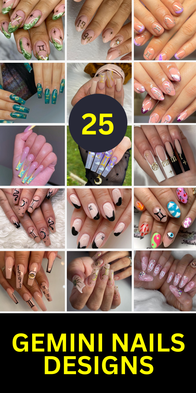 25 Gemini Nails Designs: Unveil Your Cosmic Beauty | Chic & Unique ...