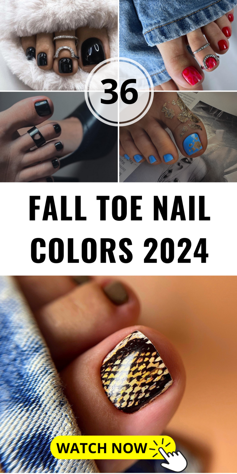 Explore the Top 36 Fall Toe Nail Colors of 2024 – Trendy Pedicure ...
