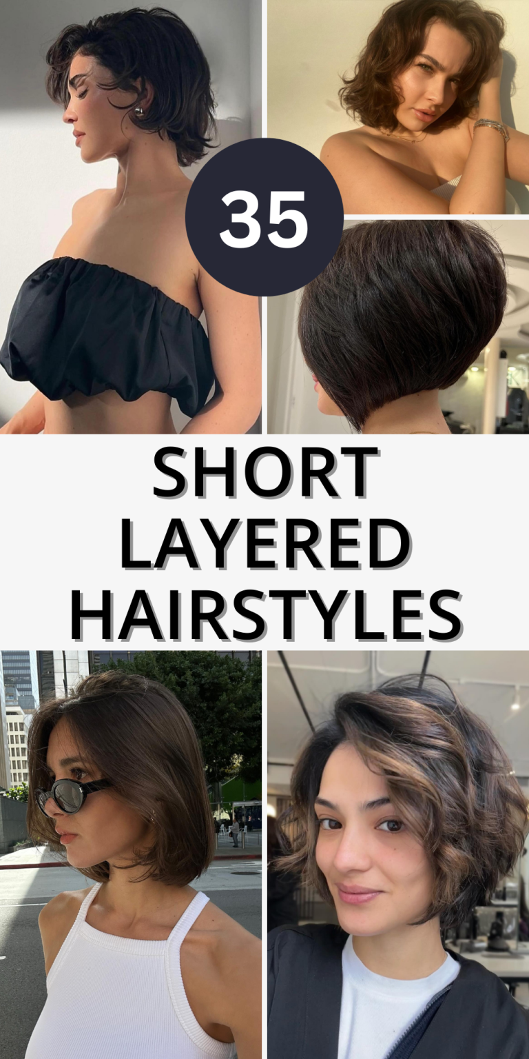 Top 35 Short Layered Hairstyles 2024 - Fresh Looks for Women - divagaze.com