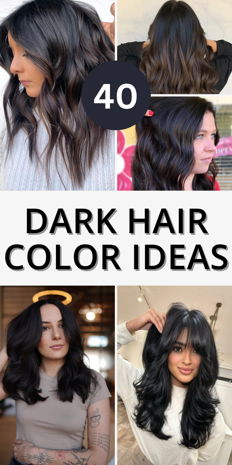 Explore 40 Stunning Dark Hair Color Ideas for a Chic Makeover ...