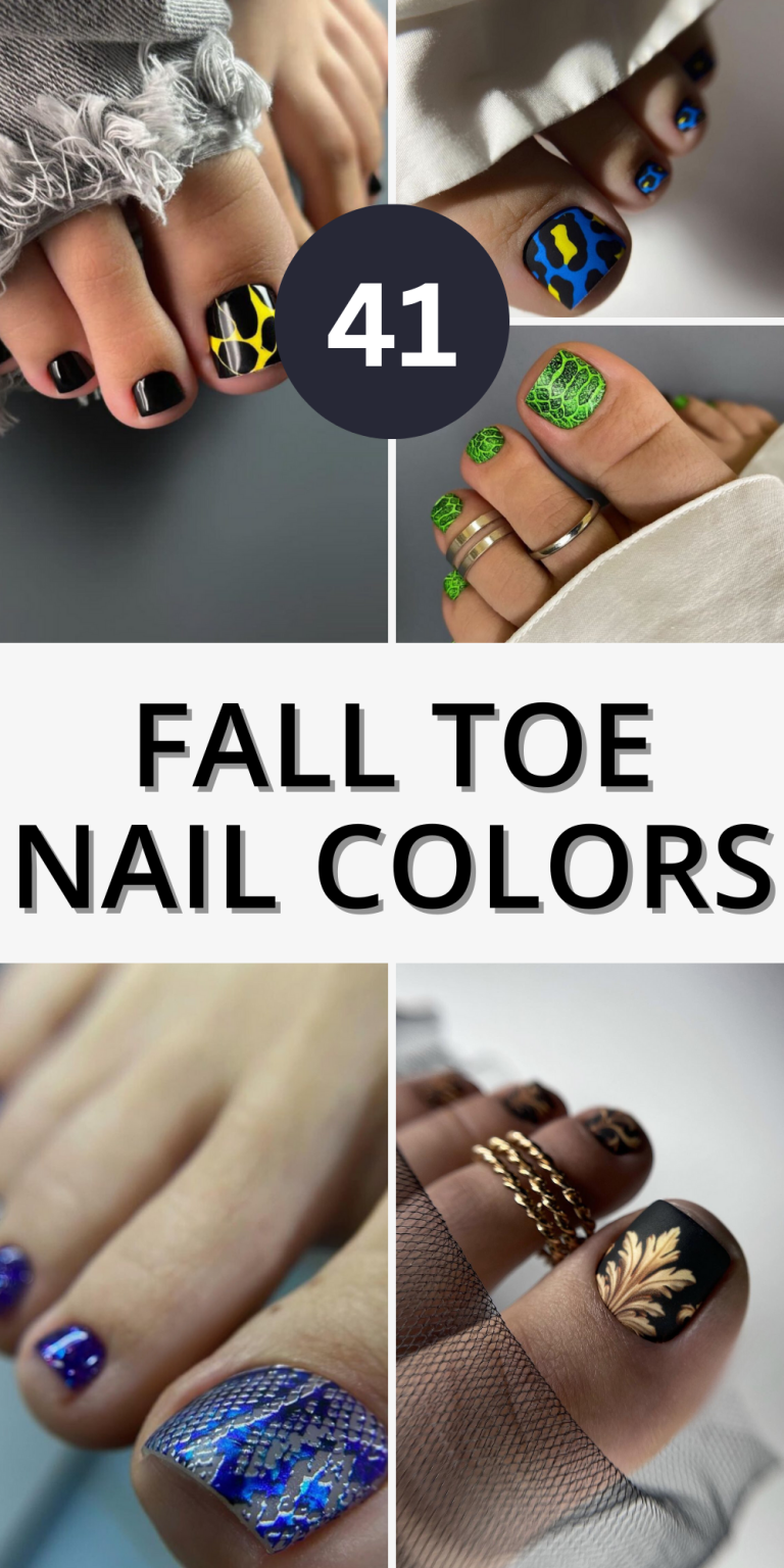 Explore the Top 41 Fall Toe Nail Colors – Trendy Pedicure Inspirations ...