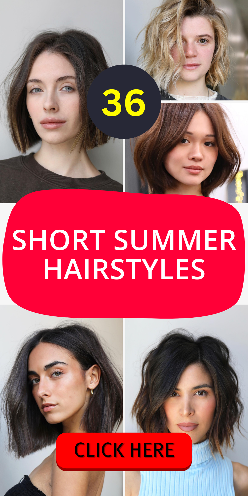 36 Short Summer Hairstyles: Trendy Cuts for a Stylish Season - divagaze.com