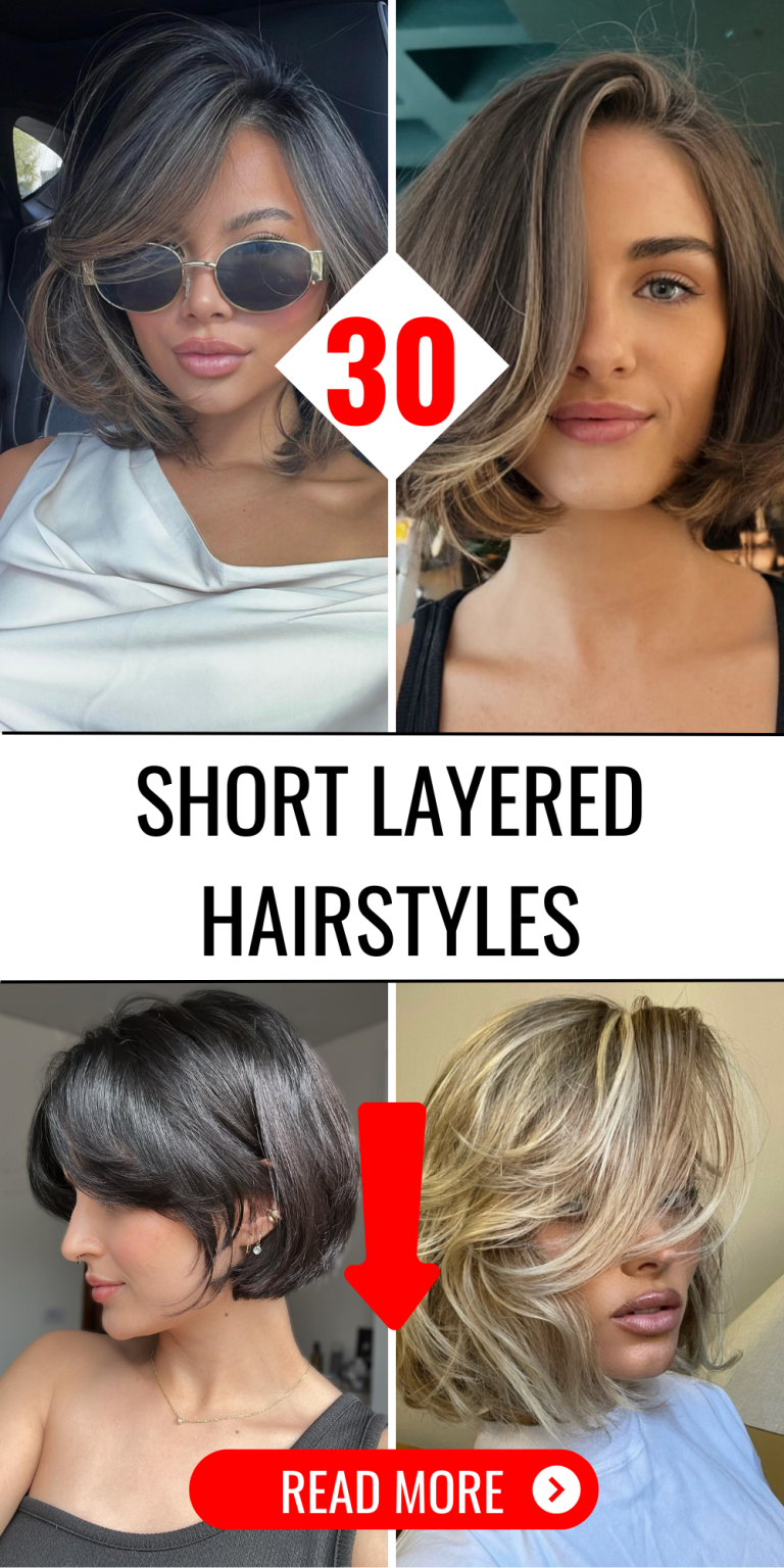 Top 30 Short Layered Hairstyles 2024 - Fresh Looks for Women - divagaze.com