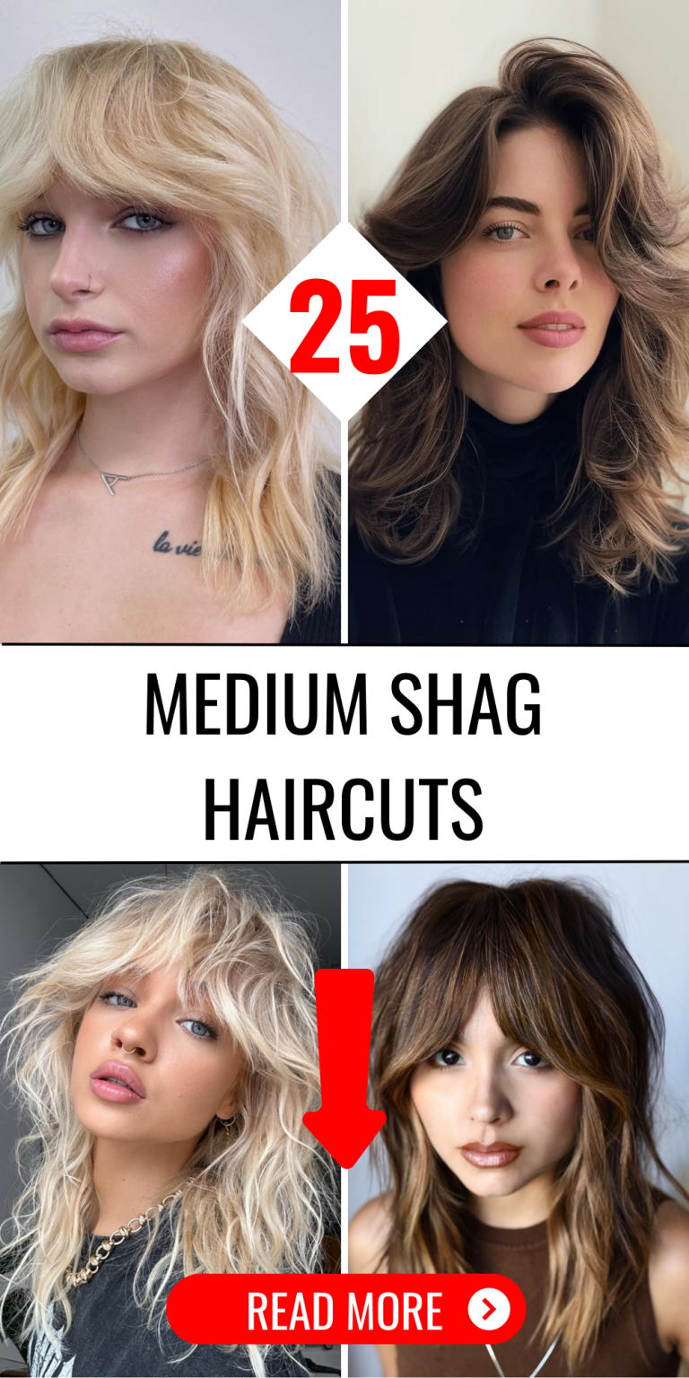 Discover Top 25 Medium Shag Haircuts for a Trendy Look in 2024 ...