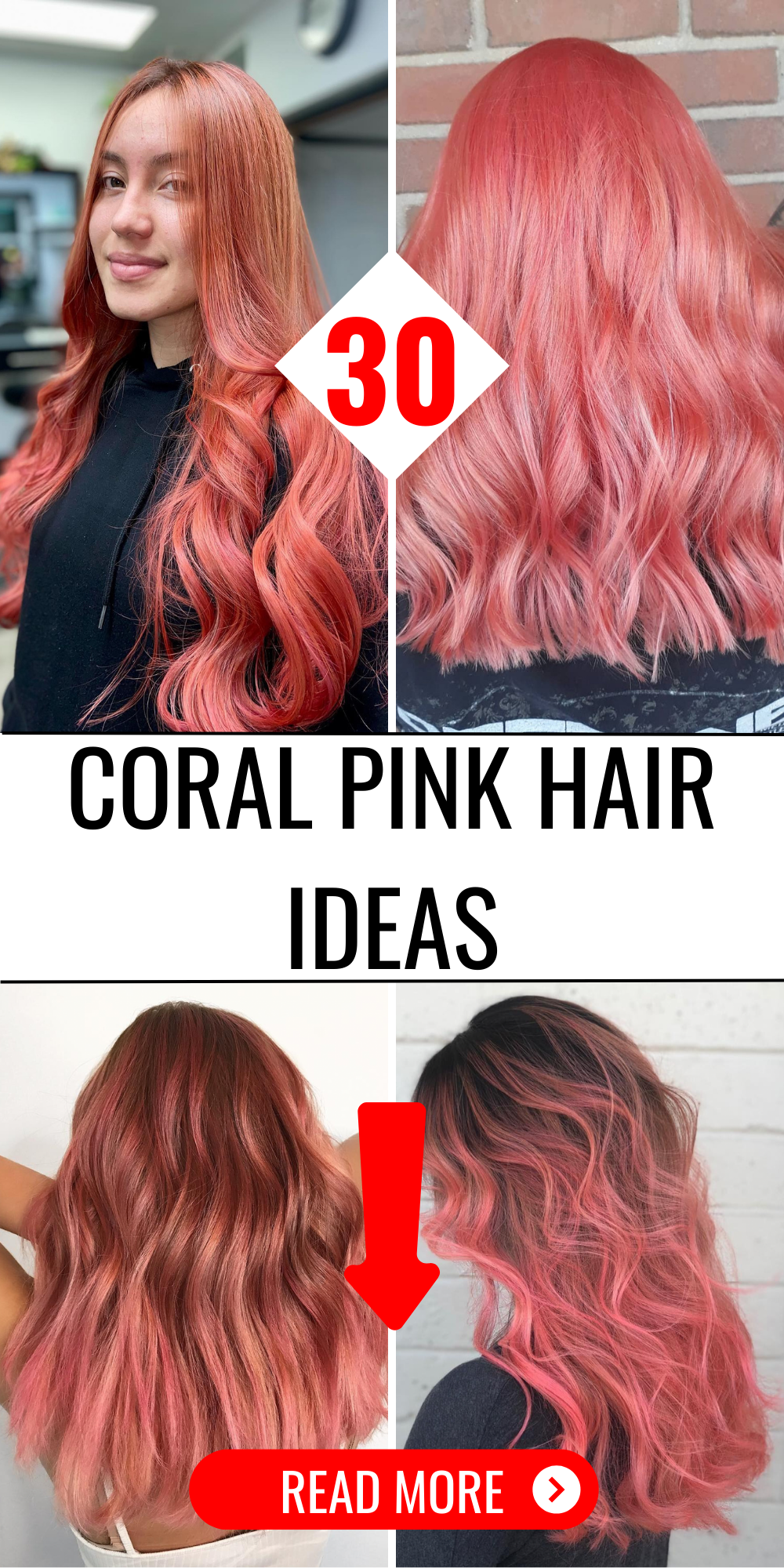 Explore 30 Stunning Coral Pink Hair Ideas for a Trendy Update in 2024 ...