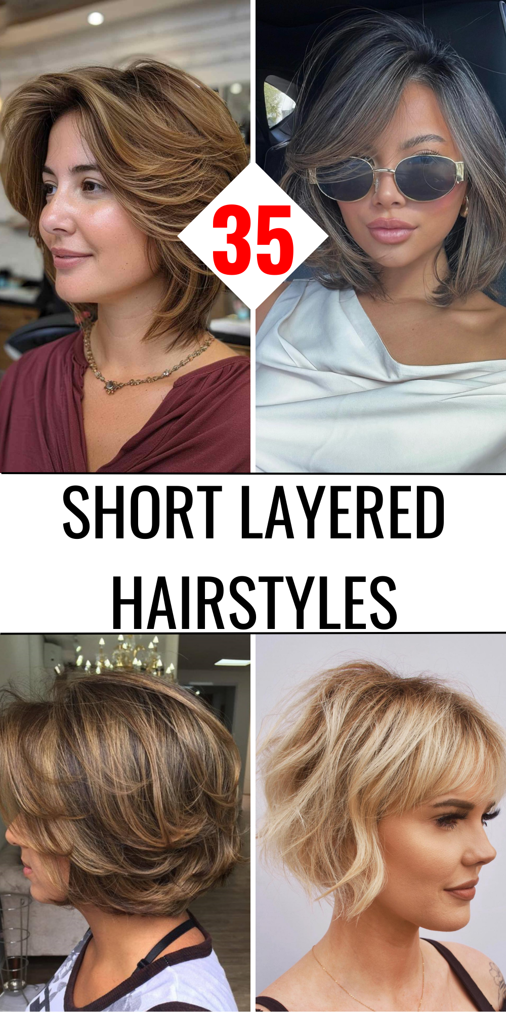 Top 35 Short Layered Hairstyles 2024 - Fresh Looks for Women - divagaze.com