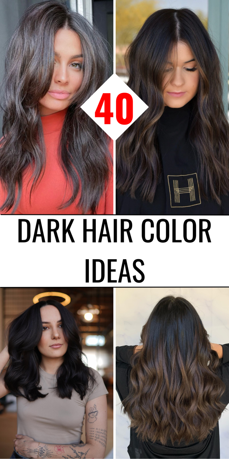 Explore 40 Stunning Dark Hair Color Ideas for a Chic Makeover ...