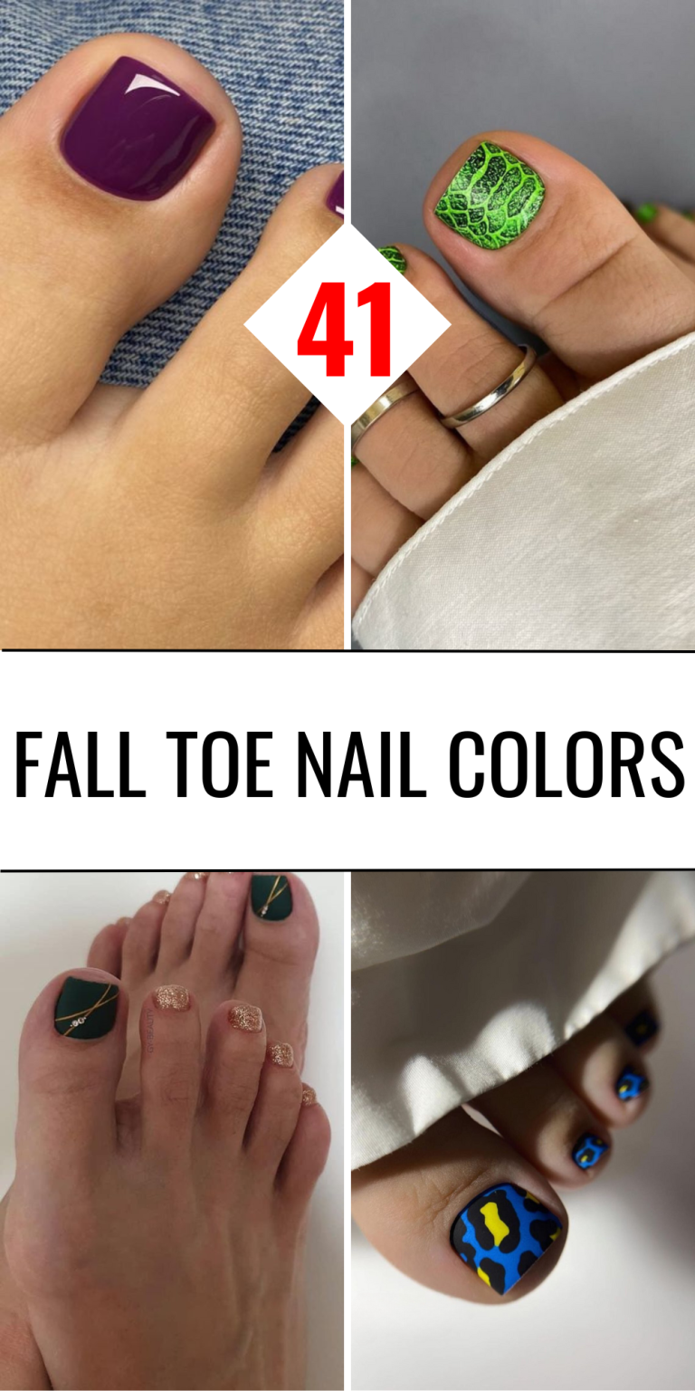 Explore the Top 41 Fall Toe Nail Colors – Trendy Pedicure Inspirations ...