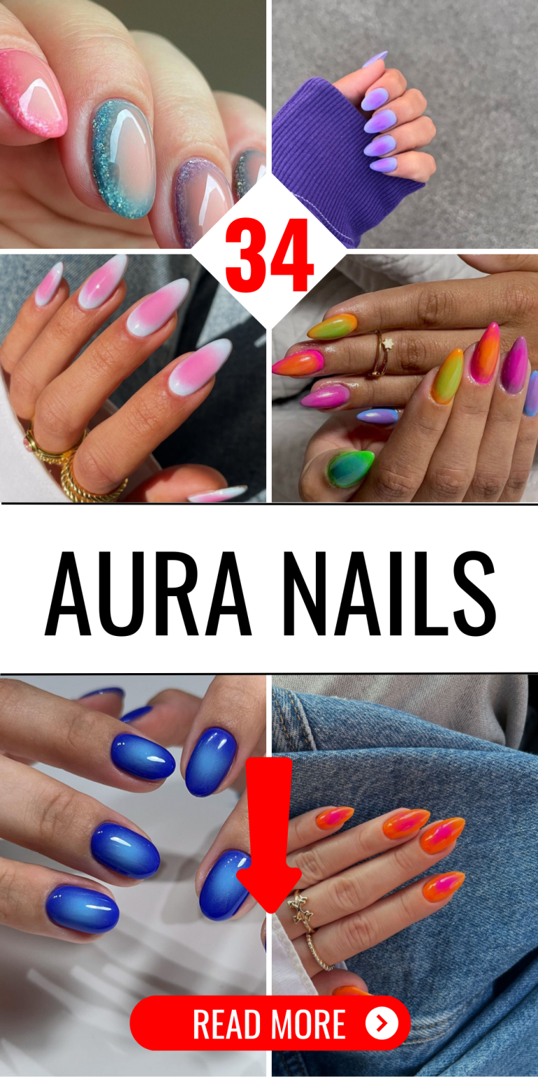 Explore 34 Aura Nails - The 2024 Trend Blending Art & Personality - divagaze.com