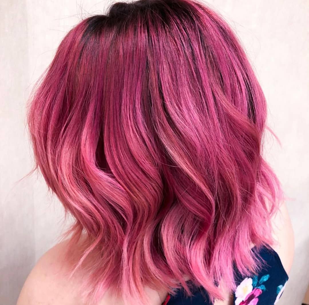 29 Berry Pink Hair Ideas to Refresh Your Look in 2024 - divagaze.com