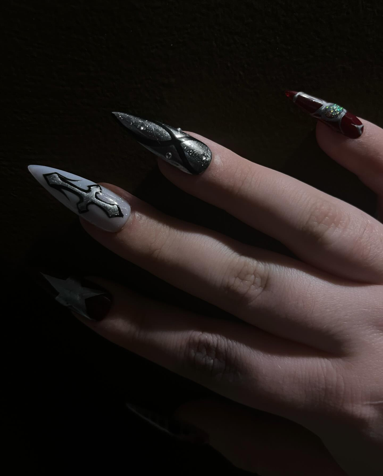 36 Gothic Nails Ideas to Try for a Bold and Edgy Look - divagaze.com