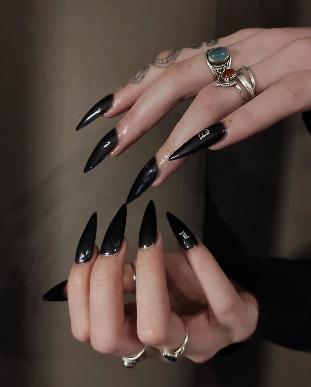 36 Gothic Nails Ideas to Try for a Bold and Edgy Look - divagaze.com