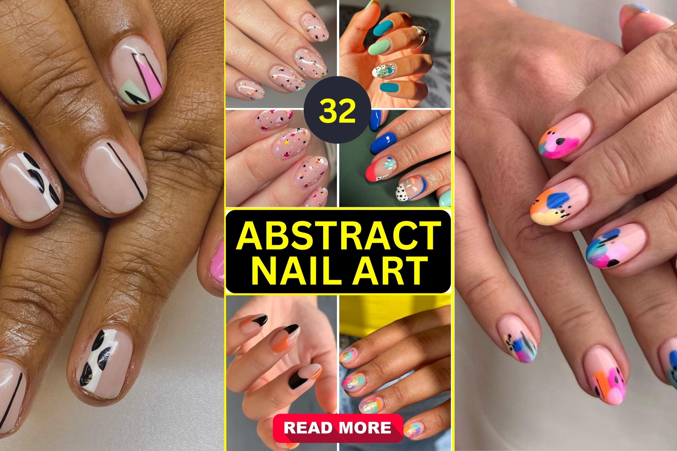 32 Abstract Nail Art Designs to Inspire Your Creativity in 2024 ...
