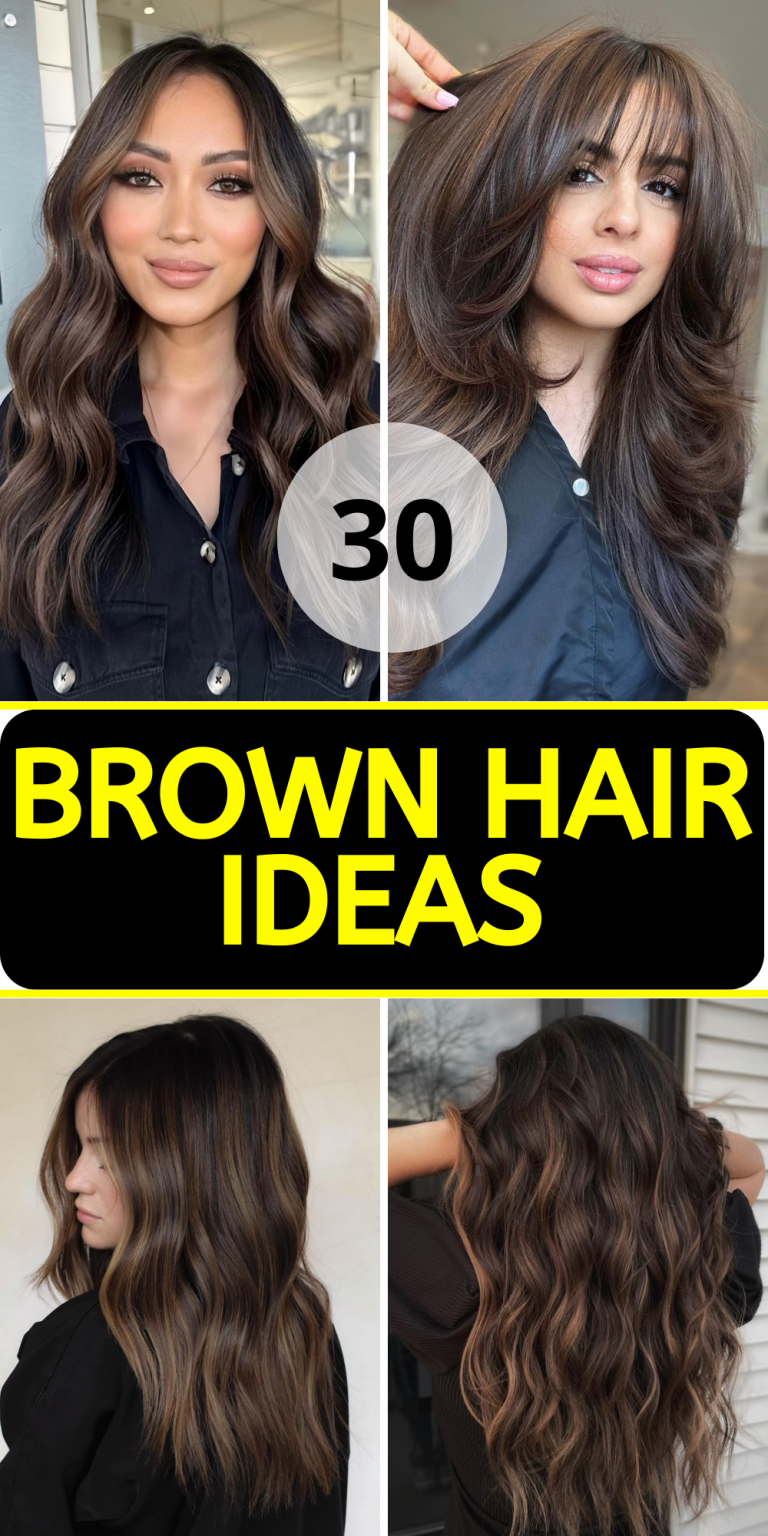 30 Brown Hair Ideas: Stunning Looks to Inspire Your Next Hair ...