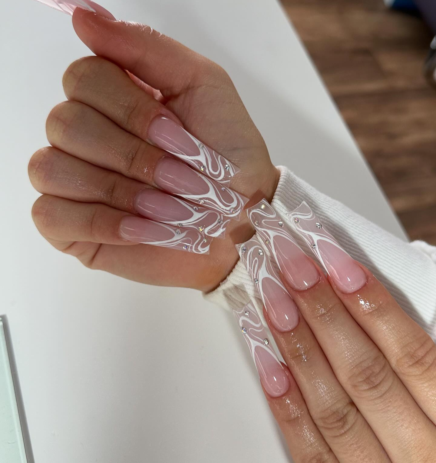 33 Stunning Wedding Acrylic Nails to Make Your Special Day ...