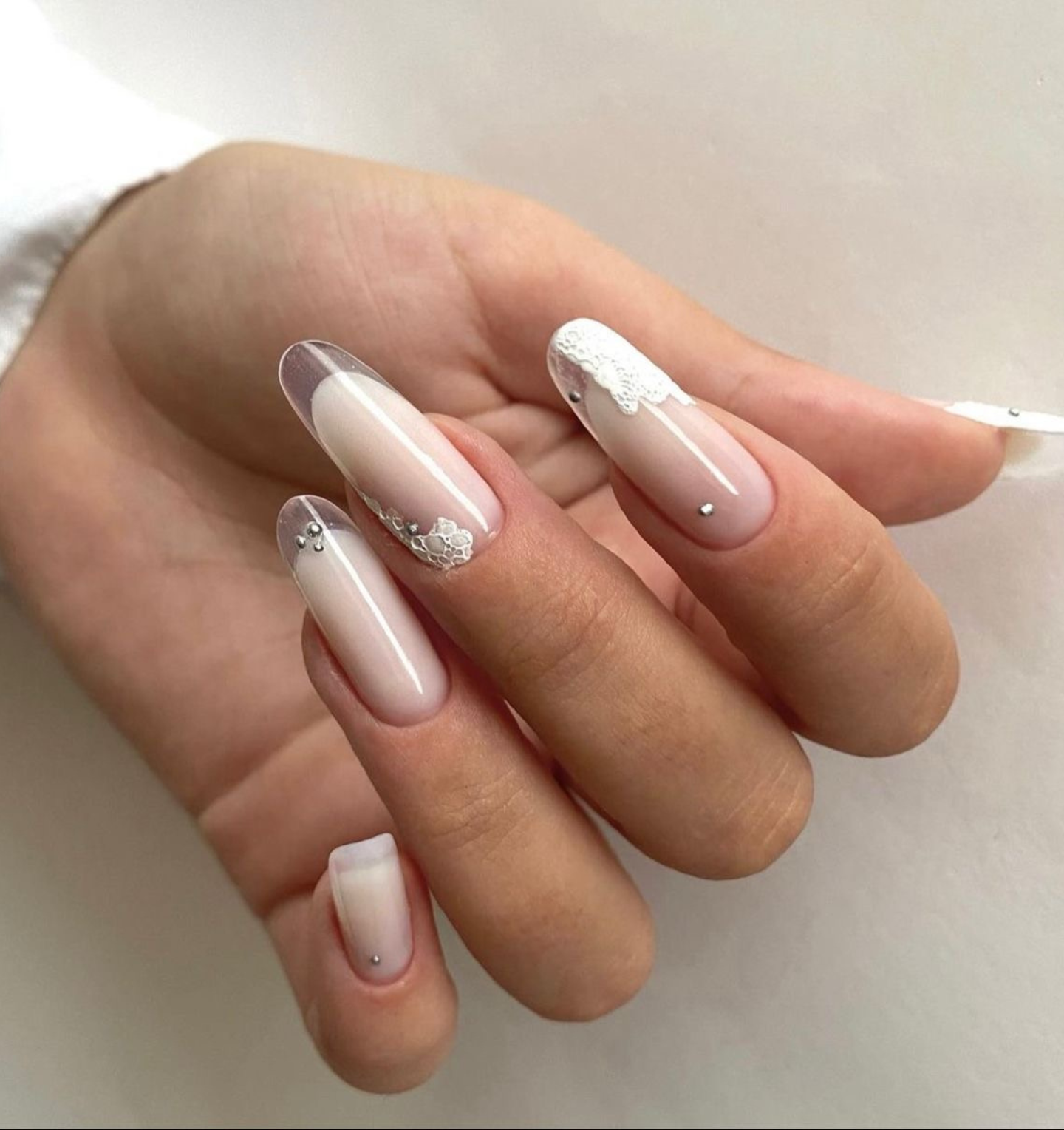 33 Stunning Wedding Acrylic Nails to Make Your Special Day ...