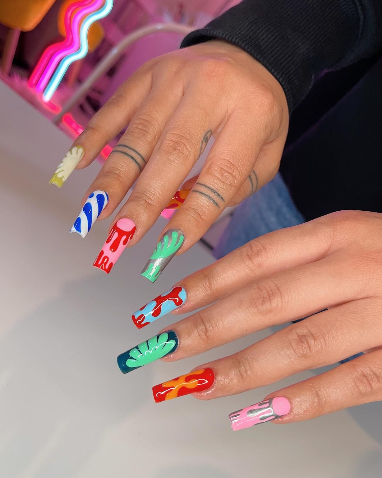 32 Abstract Nail Art Designs to Inspire Your Creativity in 2024 ...