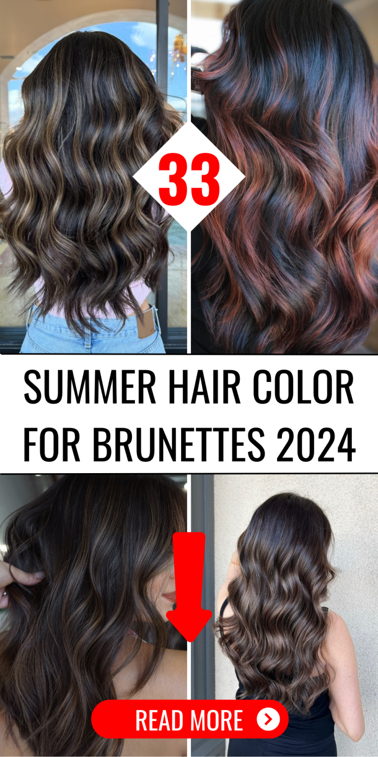 Top 33 Summer Hair Color Trends for Brunettes 2024 - Find Your Shade ...