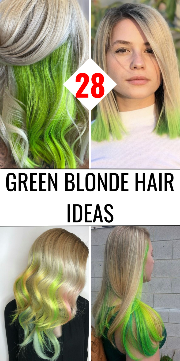 28 Stunning Green Blonde Hair Ideas for 2024: Embrace the Trend with ...