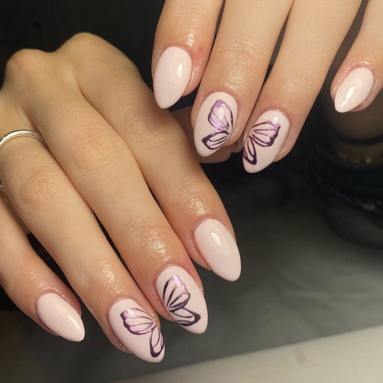 32 Butterfly Nail Art Designs That Will Make Your Nails Stand Out ...