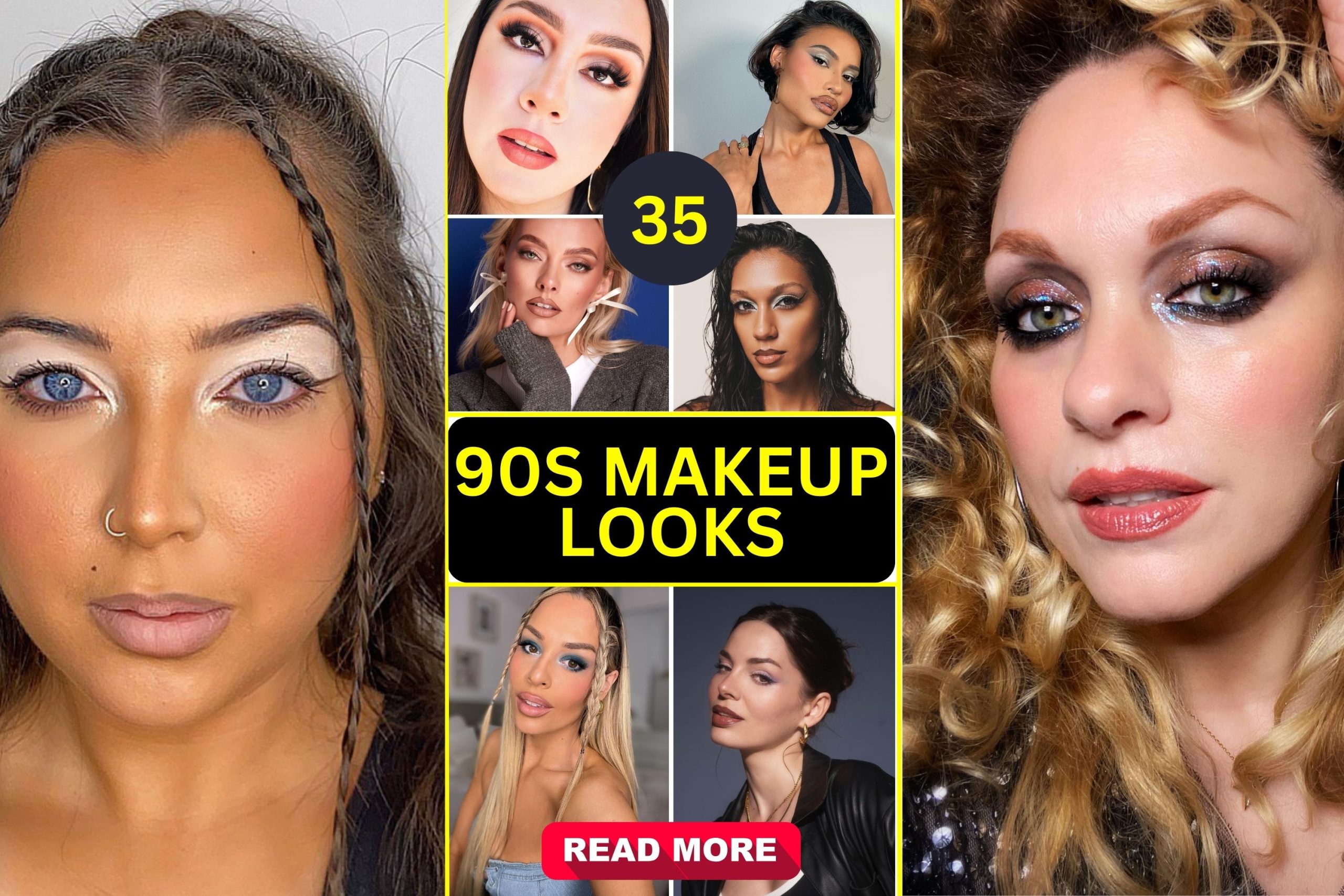40 Iconic 90s Makeup Looks: Bold, Glamorous, and Trendsetting Styles ...